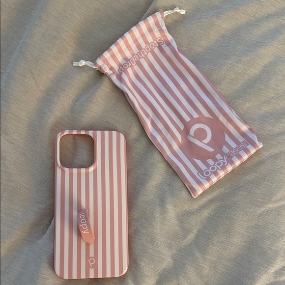 Loopy Case | Cell Phones & Accessories | Loopy Pink And White Striped ...